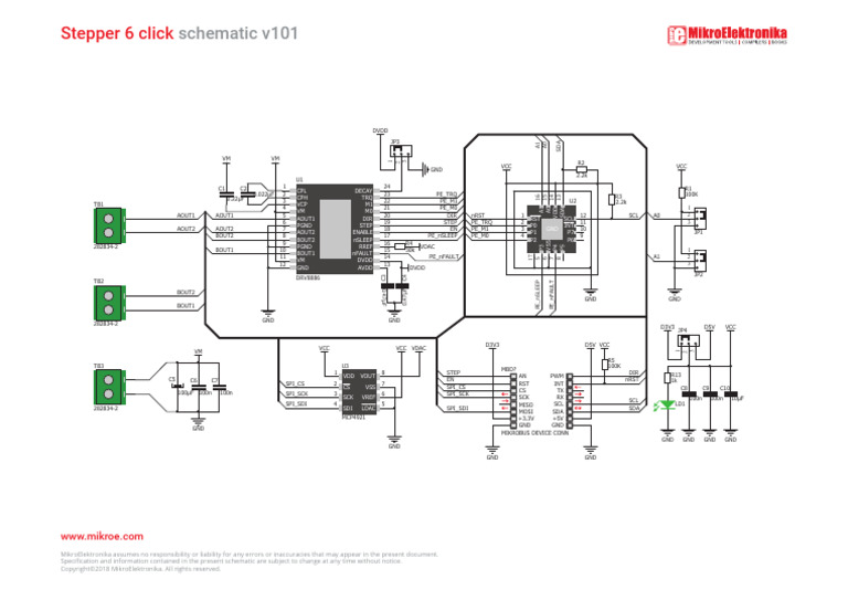 Stepper Motor Driver Schematic | PDF