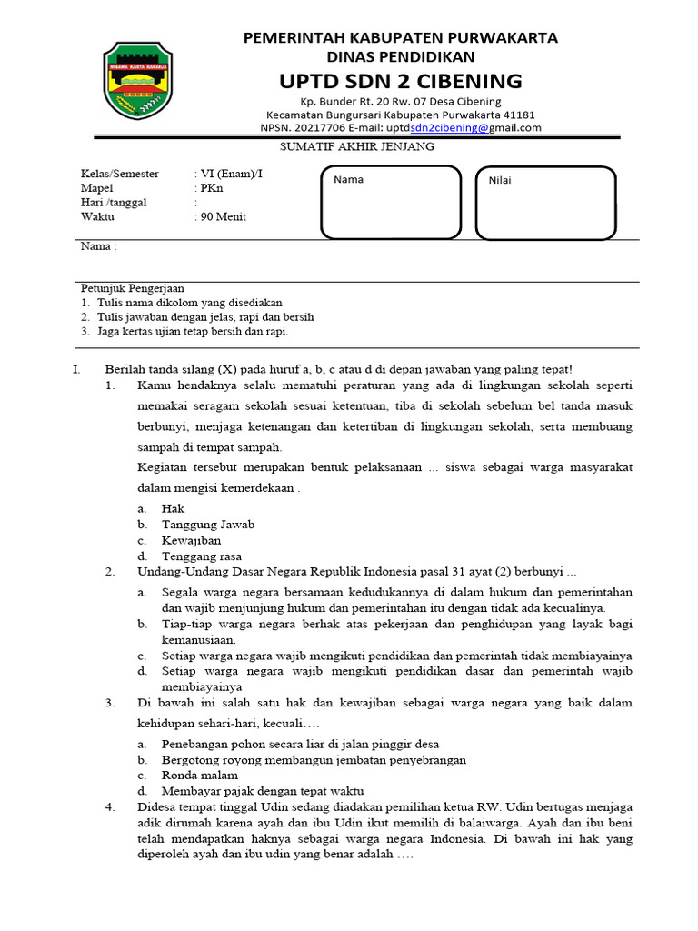 Saj PKN 2023 Fix | PDF