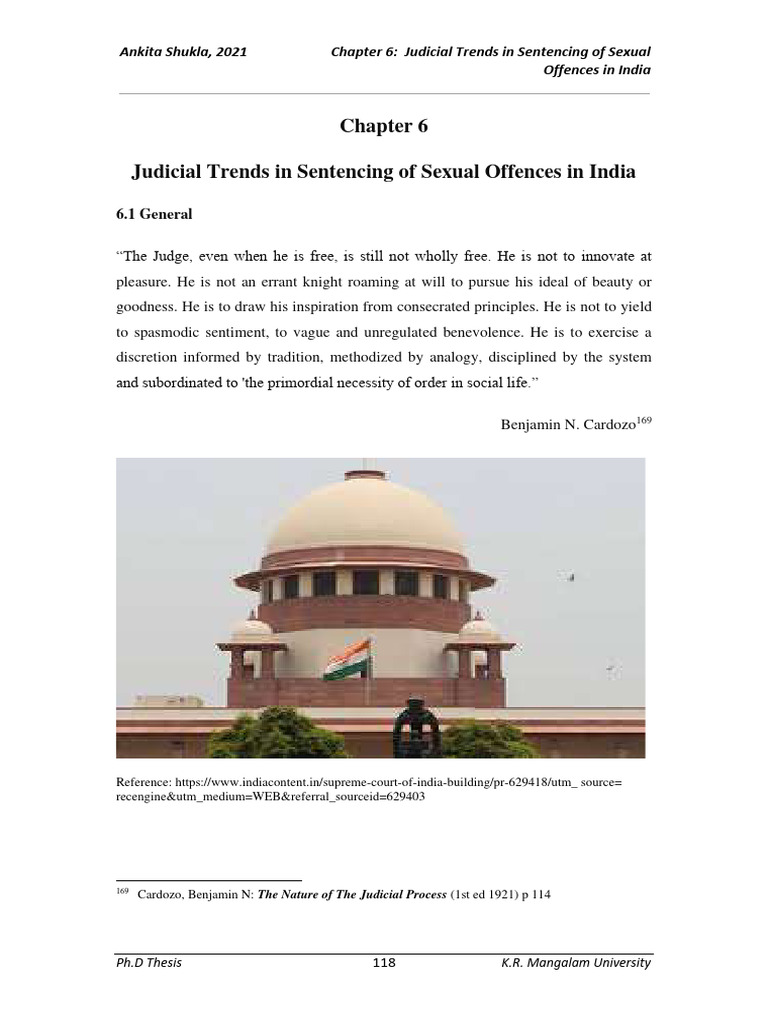9.sentencing Policy Relating To Sexual Offences Under The Indian Criminal Justice System | PDF ...