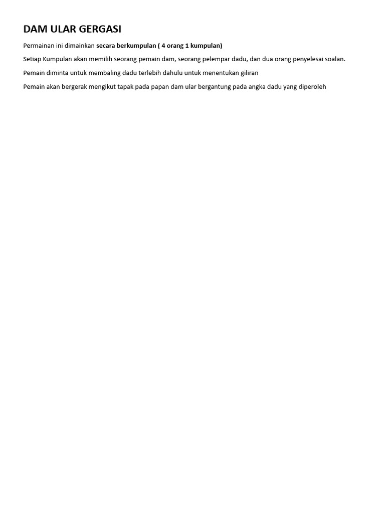 Dam Ular Gergasi | PDF