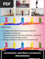Locomotor and Non Locomotor Movements | PDF