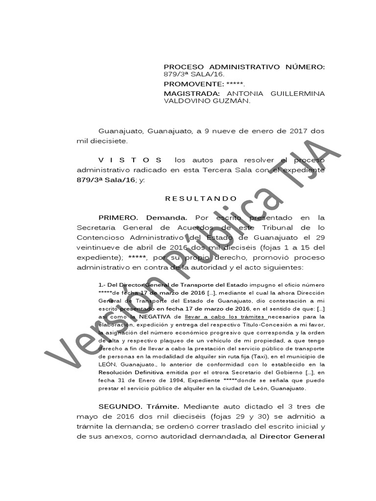 Ejemplo Revocacion Concesion | Descargar gratis PDF | Caso de ley ...