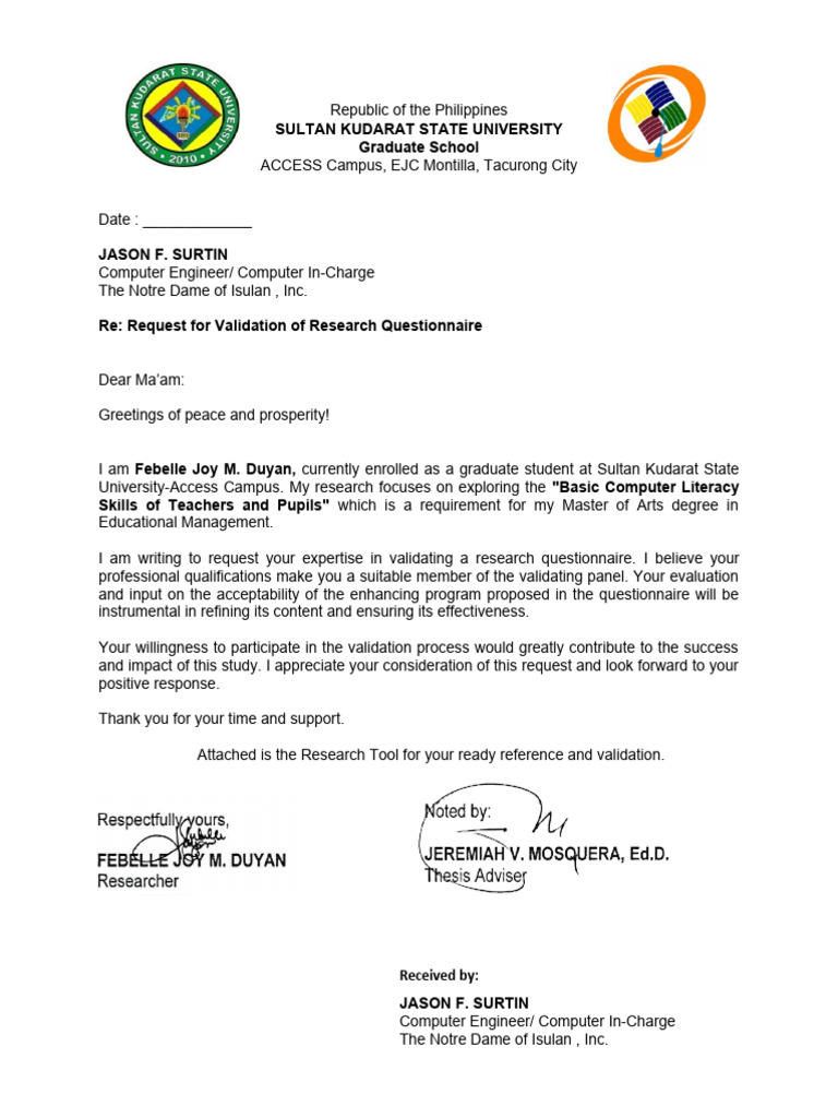 Request For Vali. | PDF