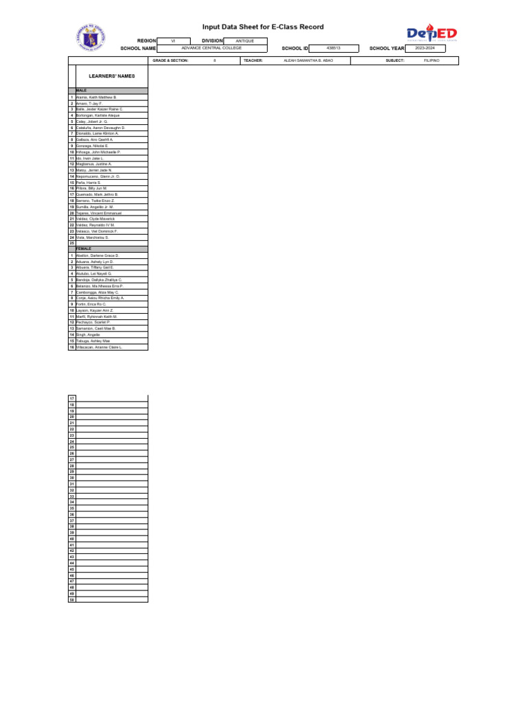 Filipino 8 Ecr | PDF