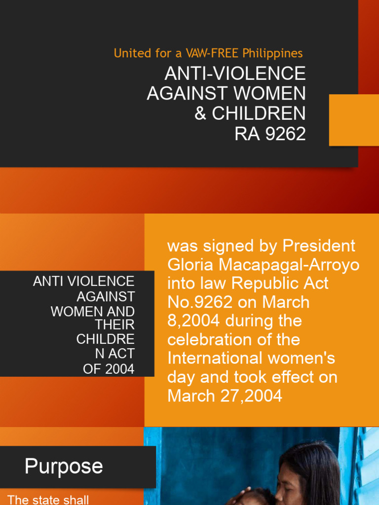 VAWC | PDF | Violence | Restraining Order