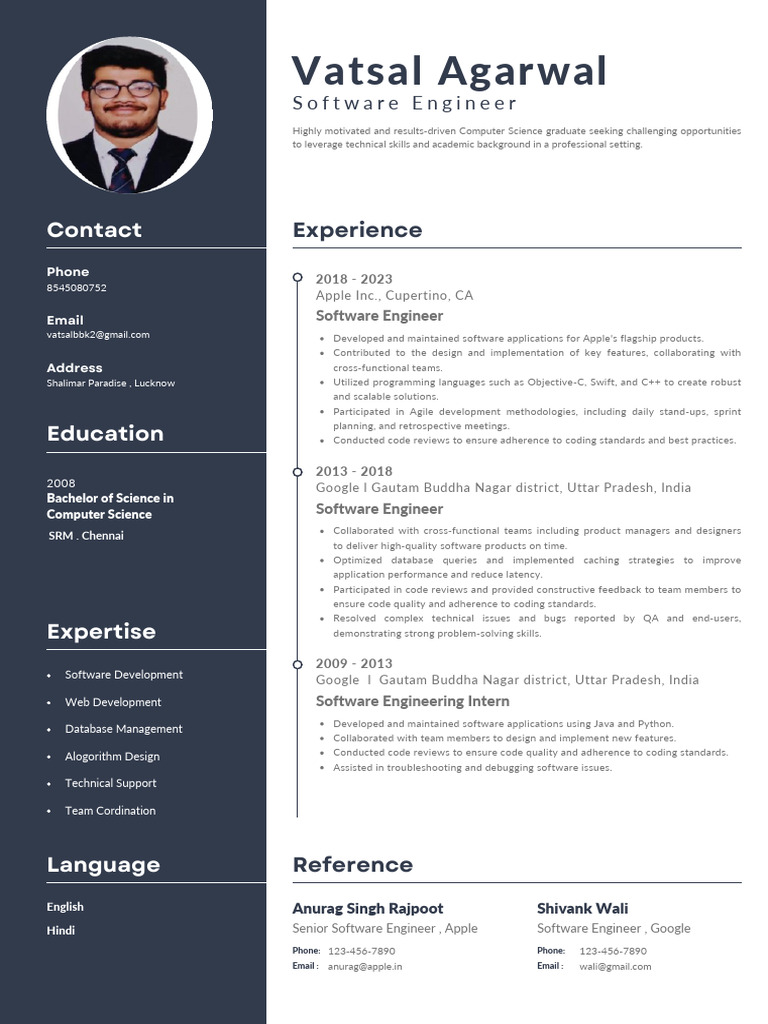 Black White Minimalist CV Resume | PDF | Computer Programming | Software
