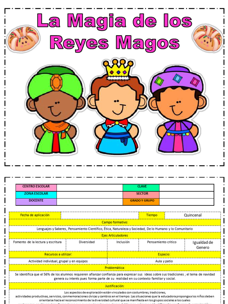 Actividades para el Día de Reyes Magos | PDF | Inclusión (Educación ...