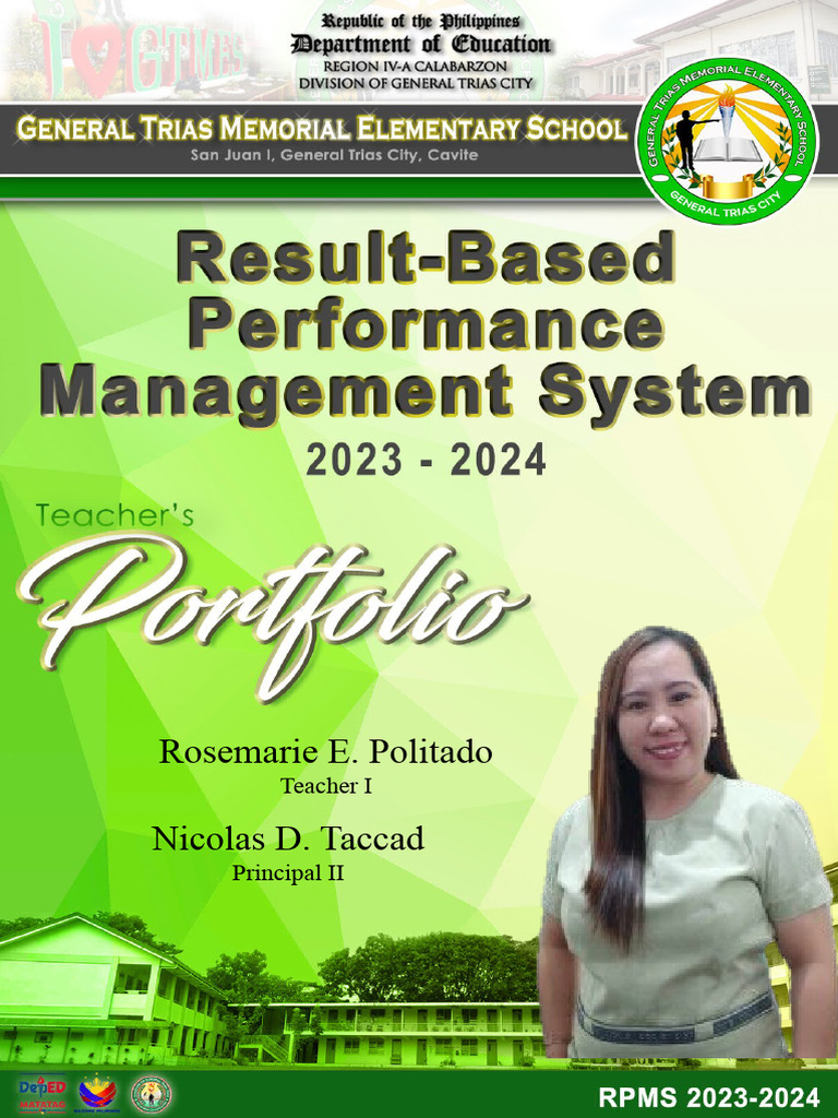 RPMS Portfolio 2024 | PDF | Learning | Teachers