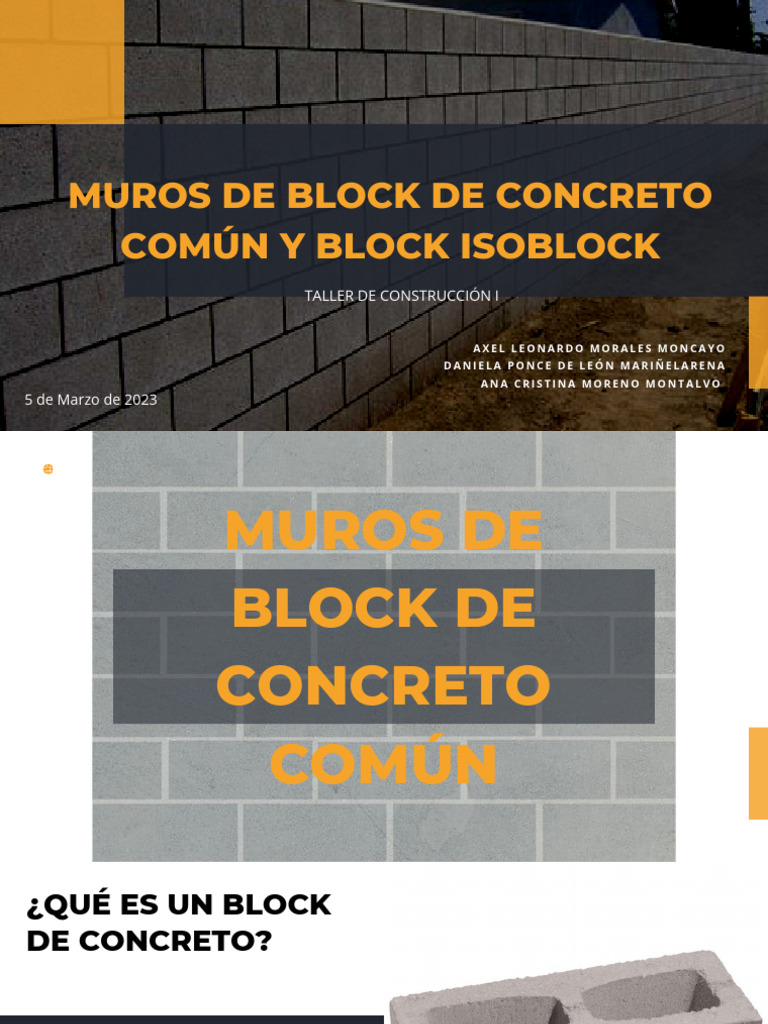 23m05 Morales Moreno Ponce Const I A Muros de Block e Isoblock Final ...
