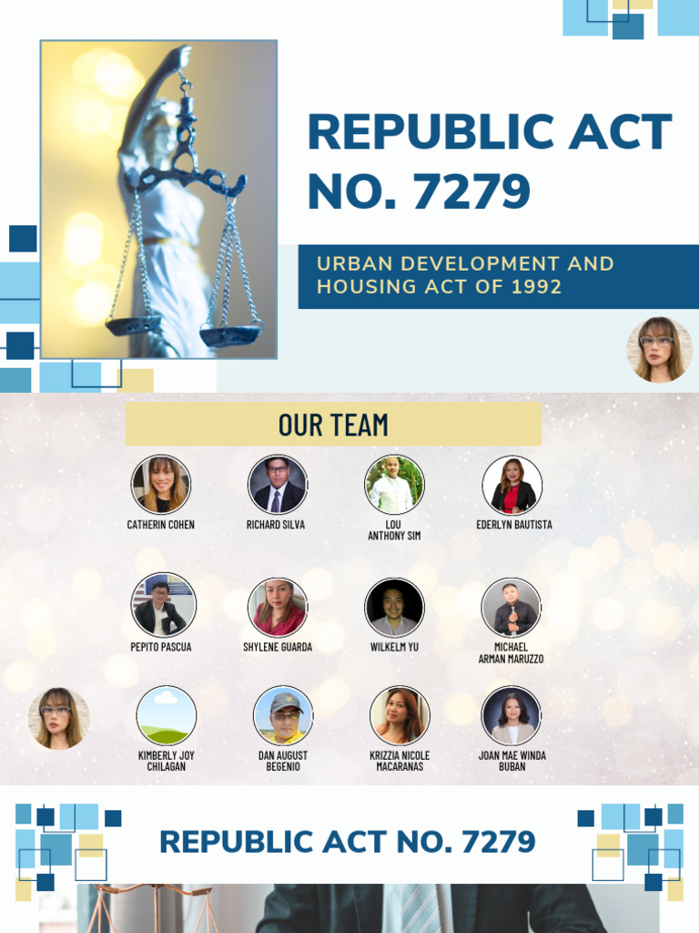 GROUP-2-RA-7279 | PDF | Taxes | Squatting