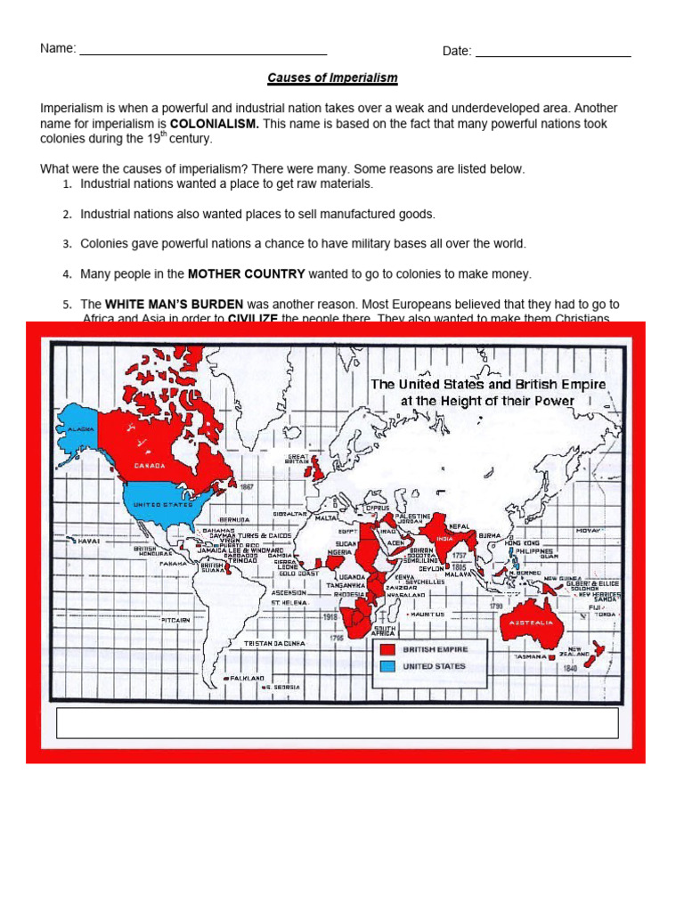 03 Causes - of - Imperialism | PDF