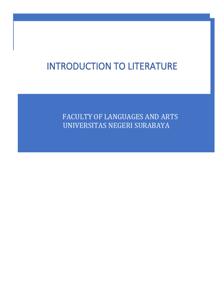 Intro to Literature Course Guide | PDF | Poetry | Rubric (Academic)