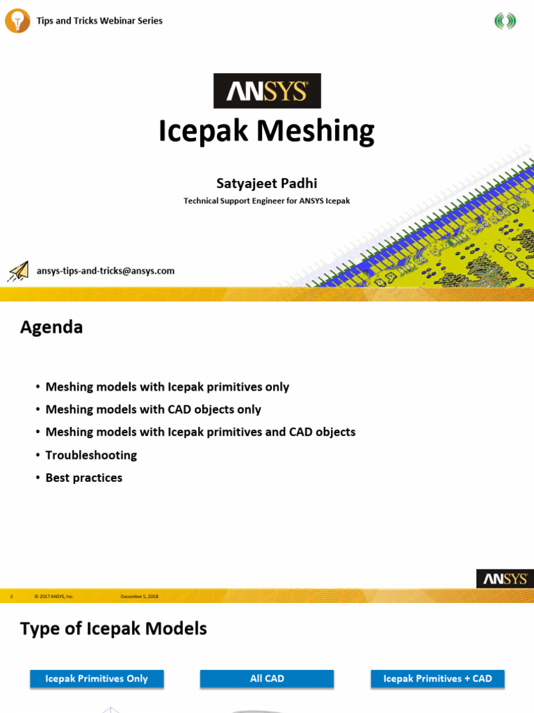 Icepak Meshing_SPADHI_Nov14_2018 | PDF