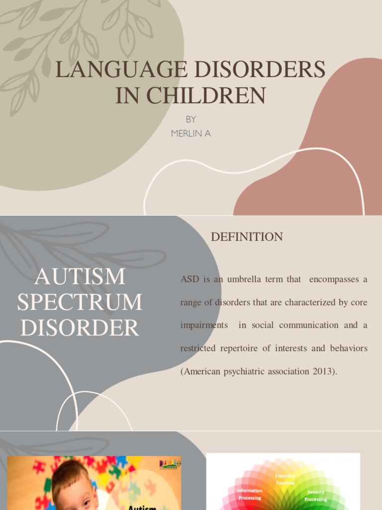 Language Disorders in Children | Download Free PDF | Autism Spectrum ...