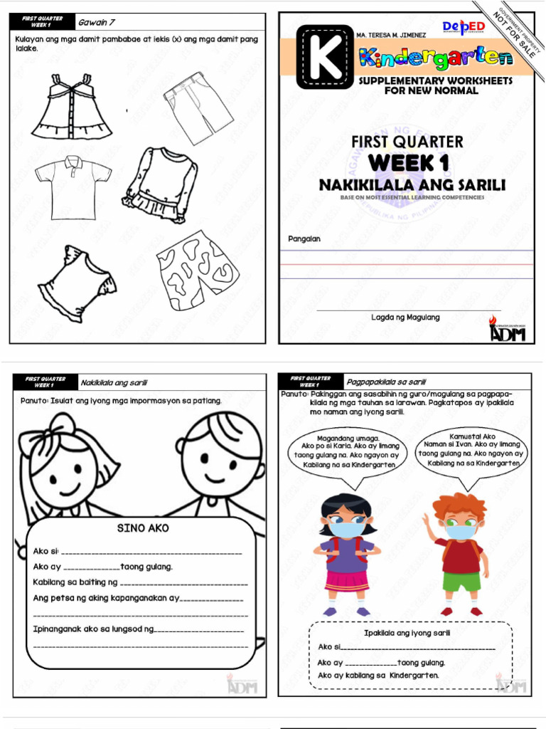 Sample Weekly Activity Week 1 | PDF
