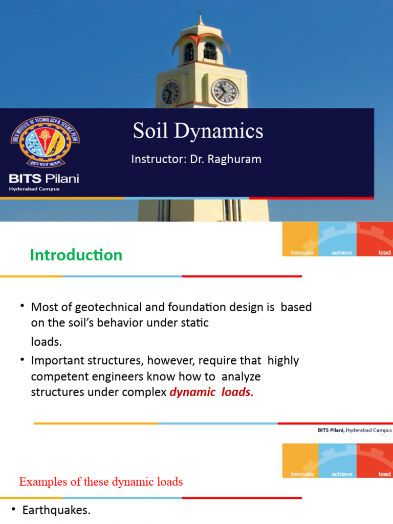 Soil Dynamics | PDF | Normal Mode | Oscillation