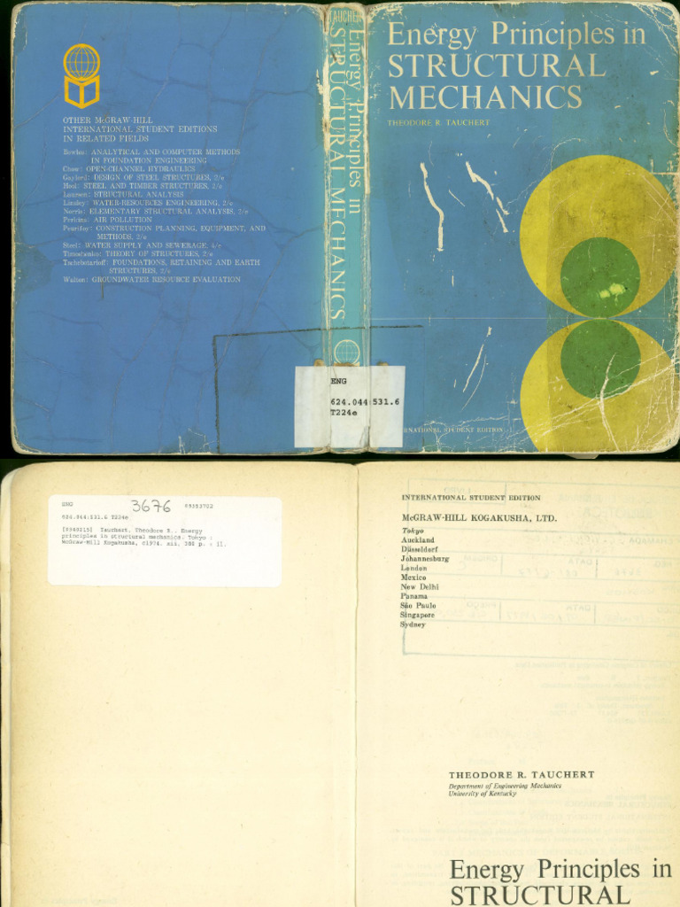 Theodore R Tauchert - Energy Principles in Structural Mechanics-McGraw ...