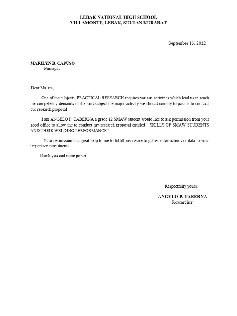 LEBAK NATIONAL HIGH SCHOOL Proposal | PDF