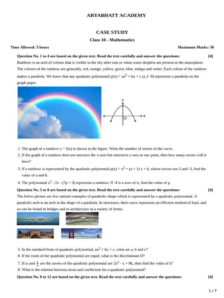 Question 1082770 | PDF | Quadratic Equation | Area