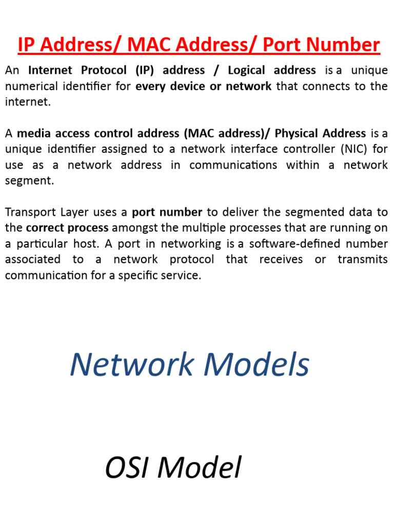 OSI-ISO Layers | Download Free PDF | Osi Model | Computer Network