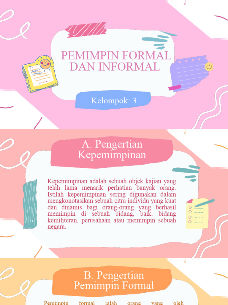 Pemimpin Formal vs Informal | PDF