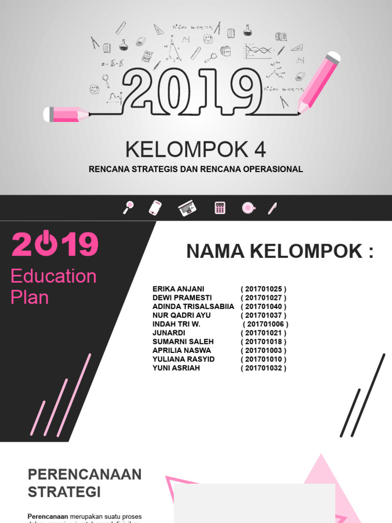 2019 Education Plan PowerPoint Templates | PDF | Karier & Perkembangan ...