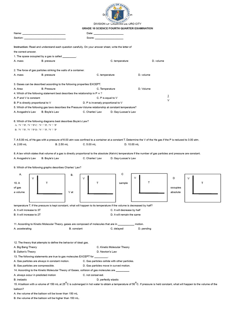 4Q Science G10 | PDF