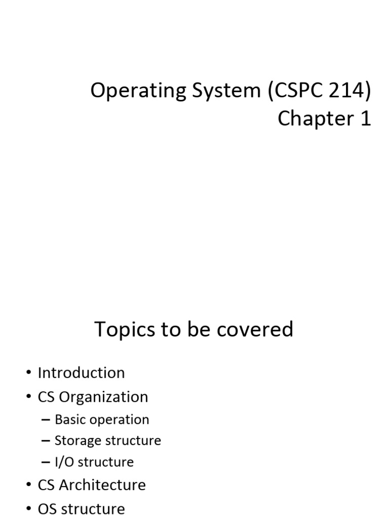 Os Intro | PDF