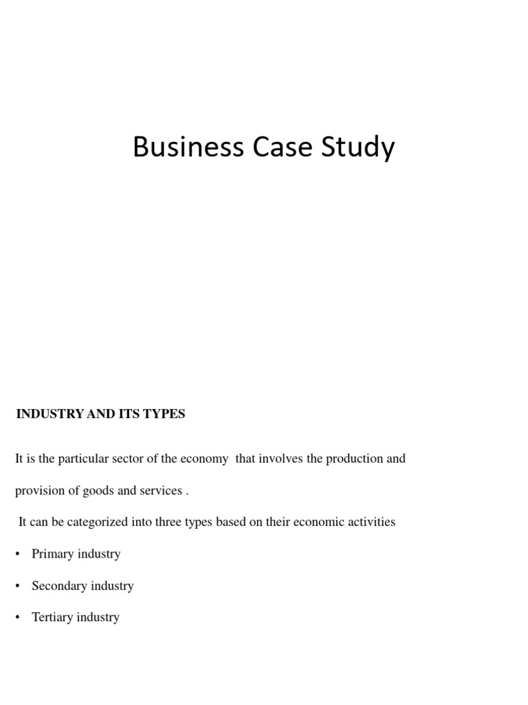 Business Case Study - New | PDF | Supply Chain | Automotive Industry