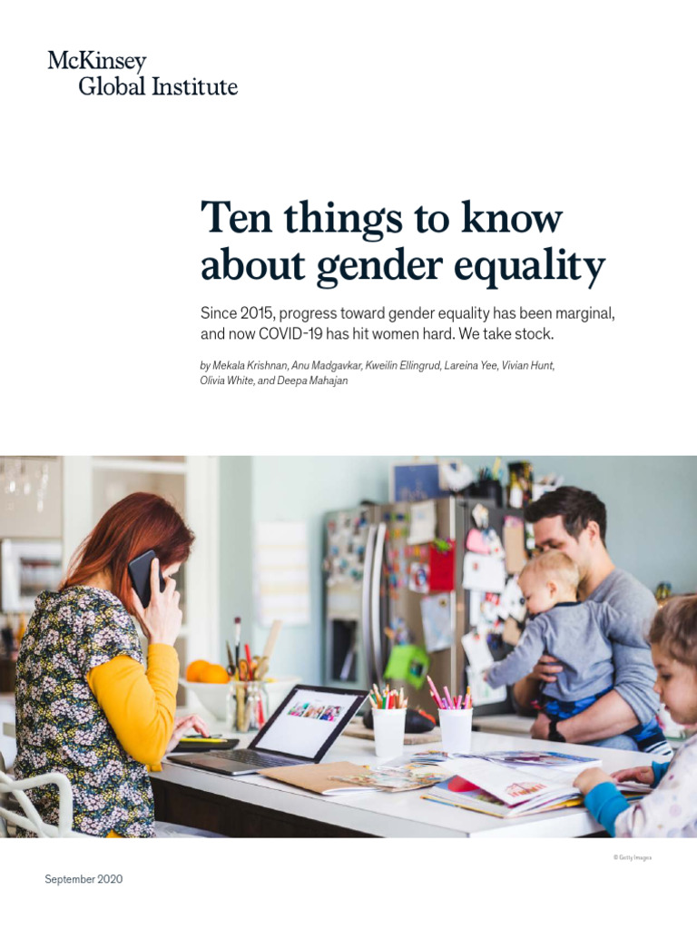 Ten Things To Know About Gender Equality | PDF | Economic Growth | Woman