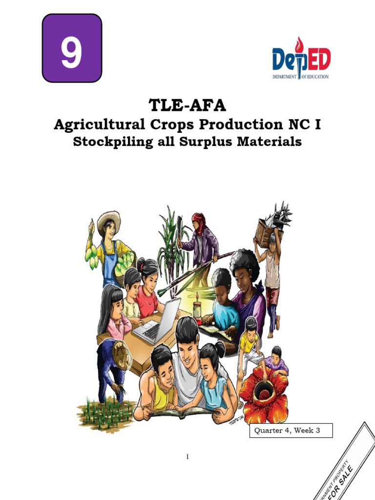 AFA AgriCropProd 9 Q4 Module-5.2 FINAL | PDF | Plant Nursery | Seed