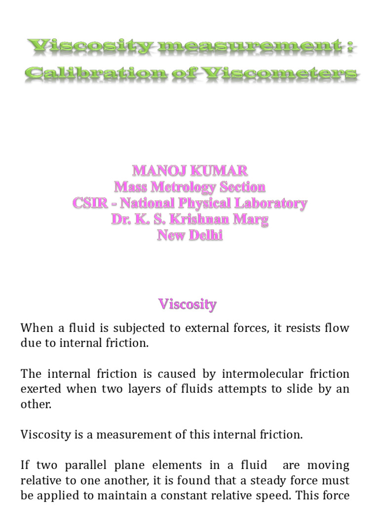 Viscosity MK | Download Free PDF | Viscosity | Shear Stress
