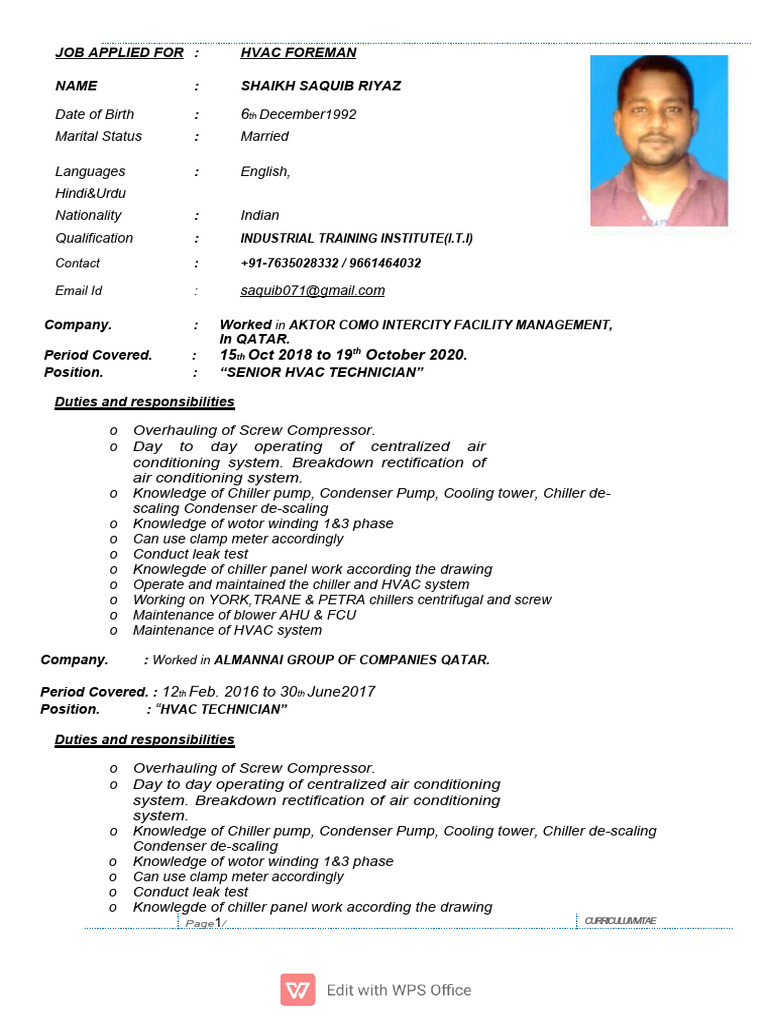 Hvac Foreman | Download Free PDF | Air Conditioning | Pump