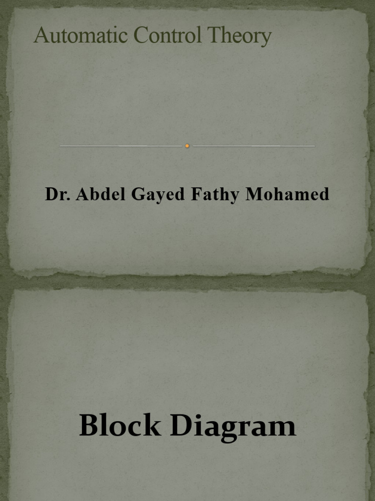 Control Chapter 2 - Lecture 2 | PDF | Mathematics | Applied Mathematics