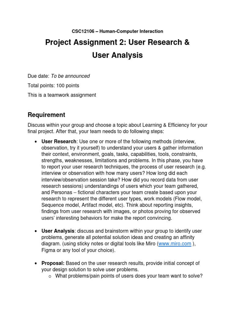 PA2 UserResearchAnalysis | Download Free PDF | Conceptual Model | User (Computing)