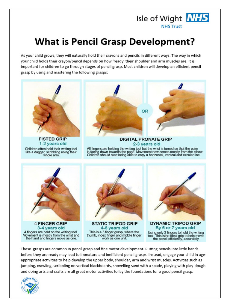 Pencil Grasp Development | PDF | Self-Improvement