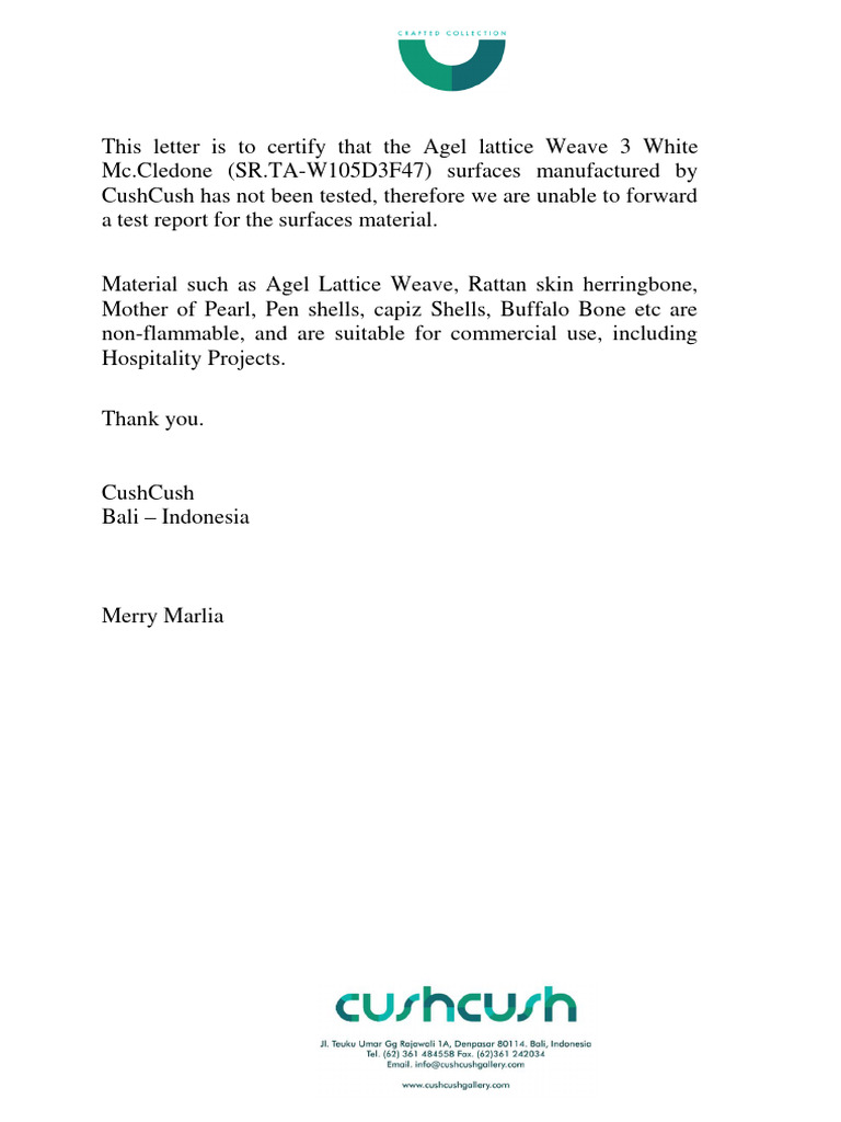 No Test Certificate (General 2021) | PDF