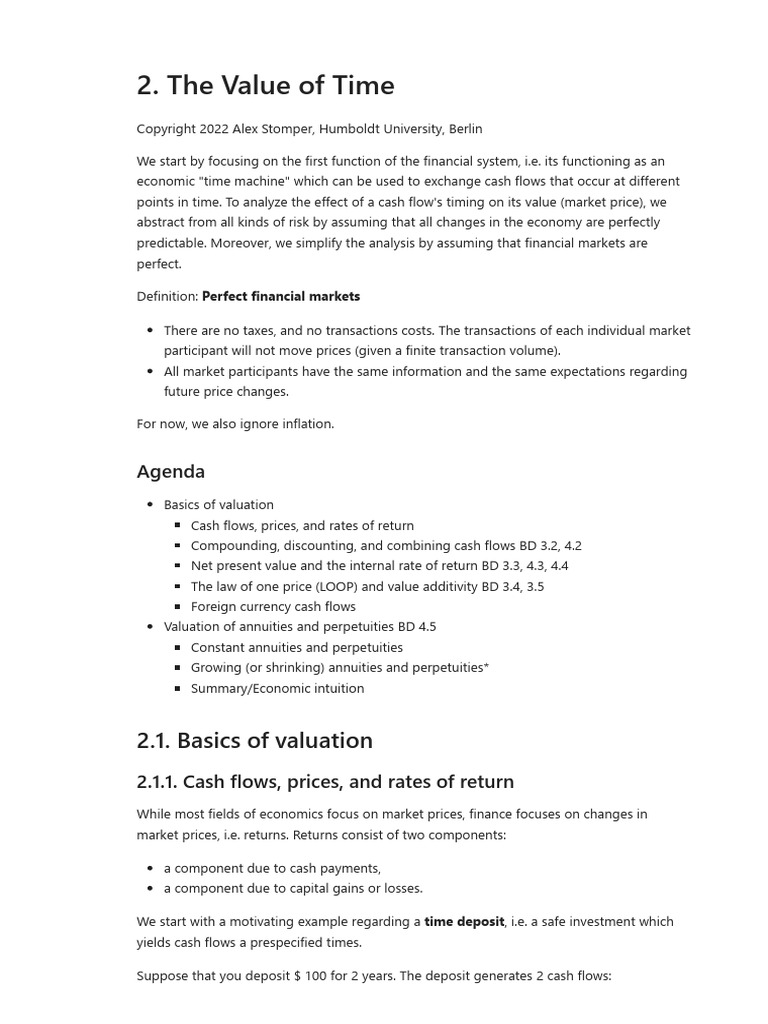TimeValue | PDF | Net Present Value | Discounted Cash Flow