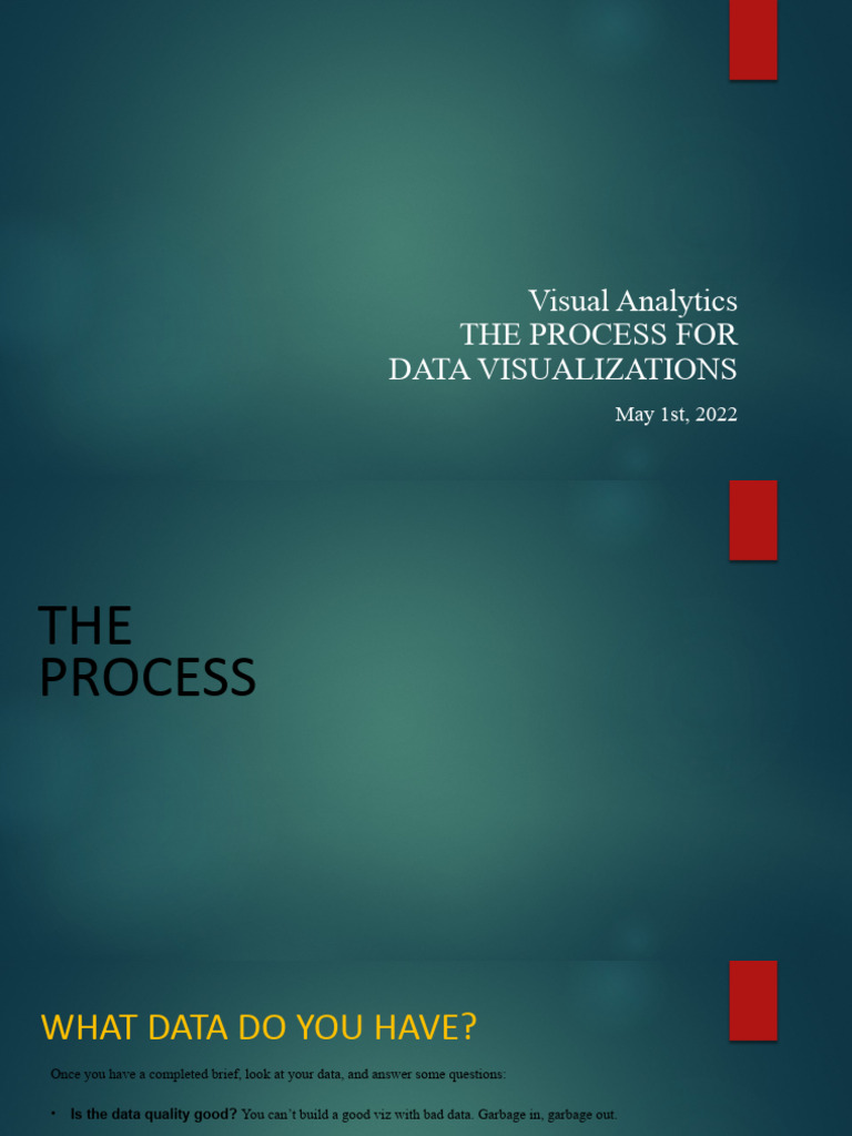 Visual Analytics - Process | PDF | Data | Information Retrieval
