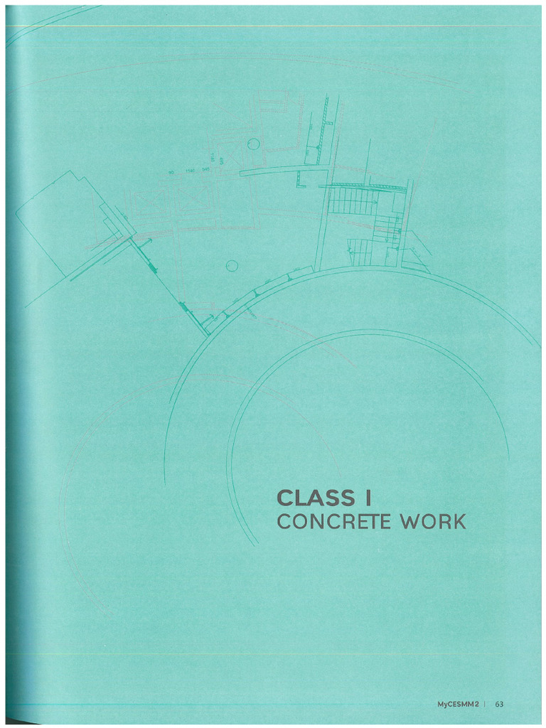 Class I Concrete Work Measurement Guide | PDF | Concrete | Precast Concrete