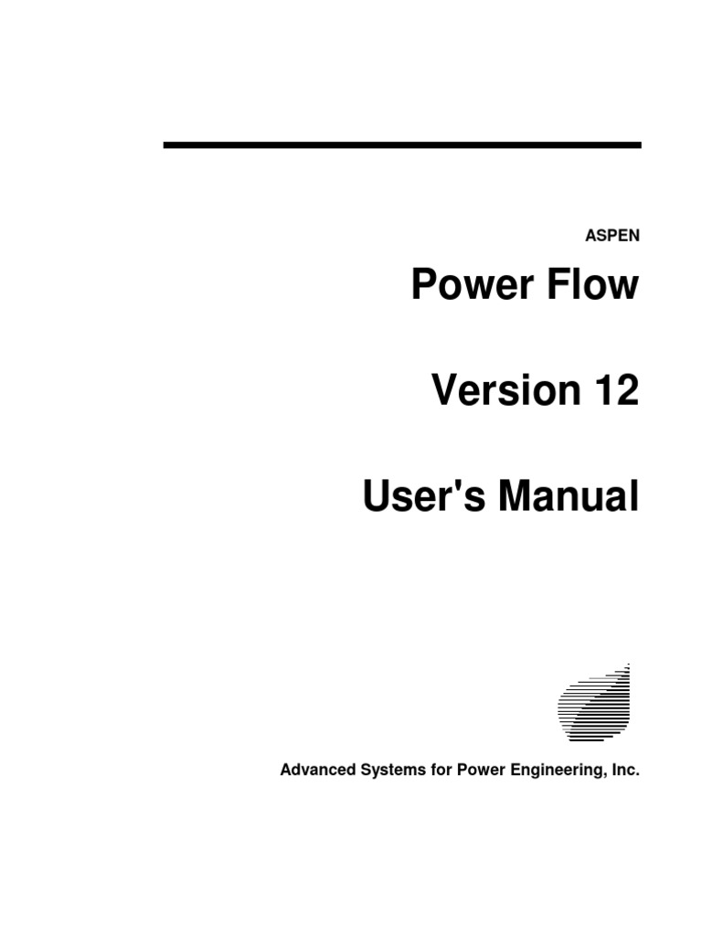 Power Flow V12 Users Manual | PDF | Transformer | Computer File