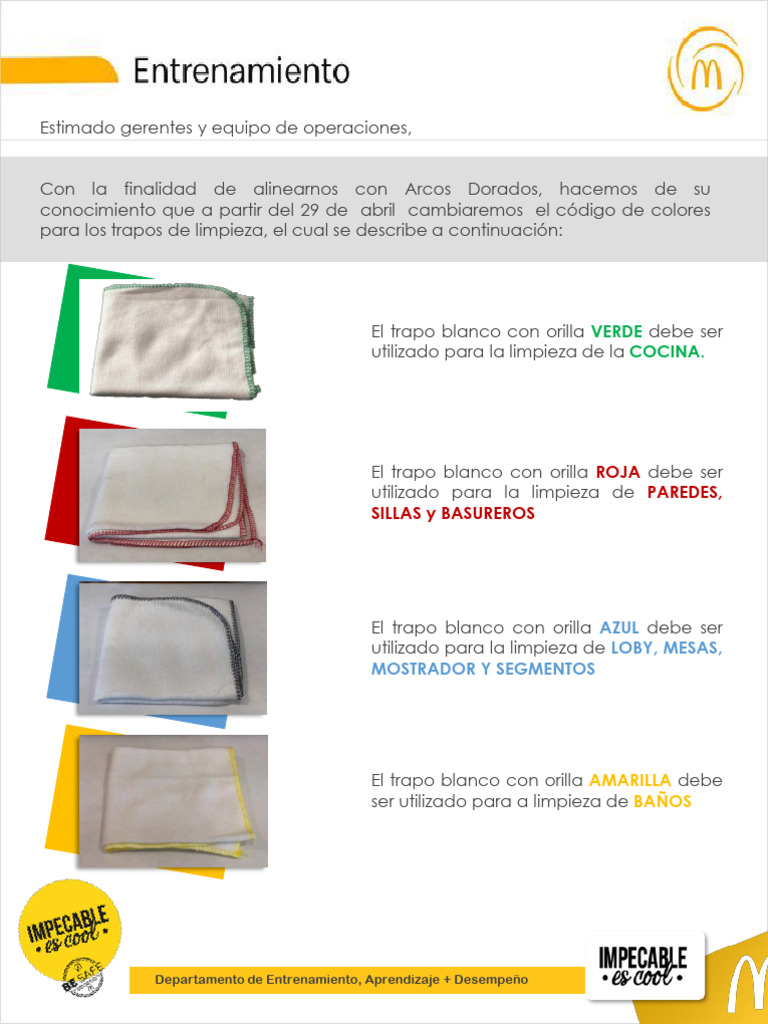 Código de Colores de Trapos 2024 | PDF