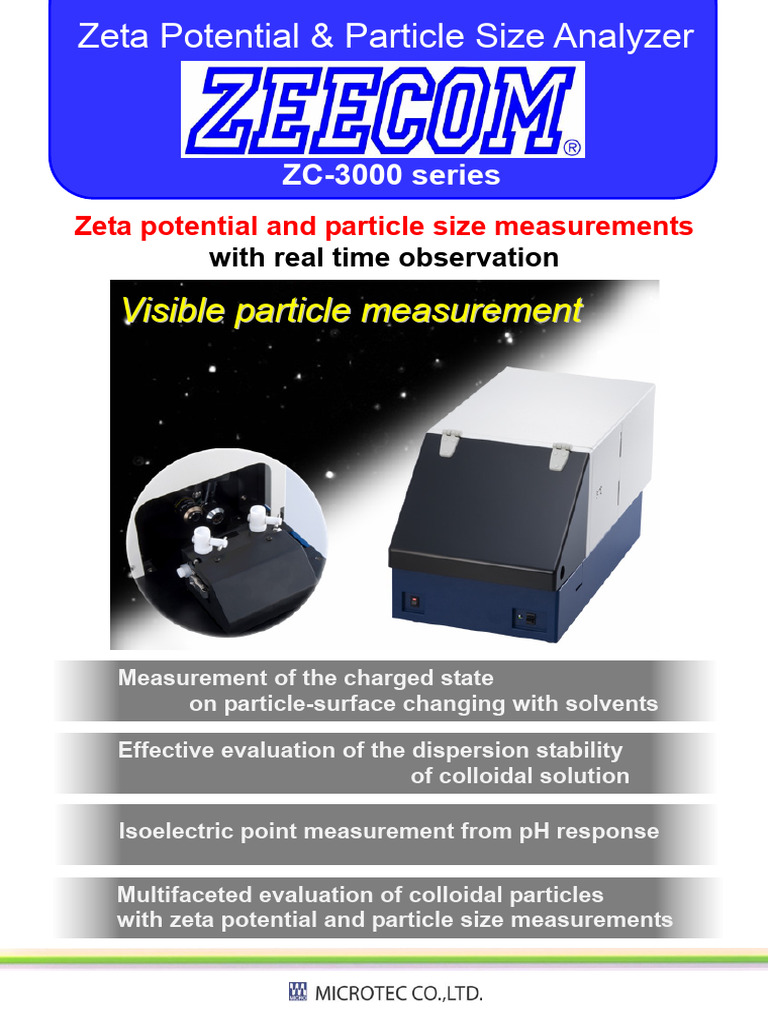 Zeecom ZC3000 | PDF | Colloid | Ion