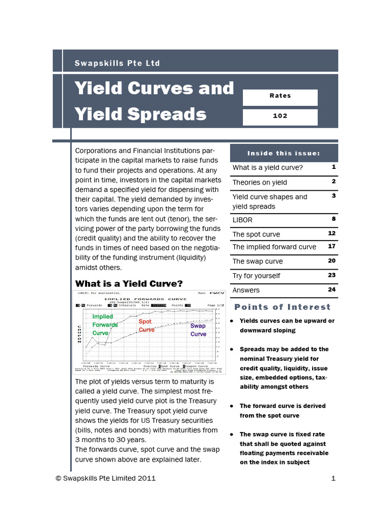 Rates 102 - Yield Curves and Yield Spreads | PDF | Bonds (Finance ...