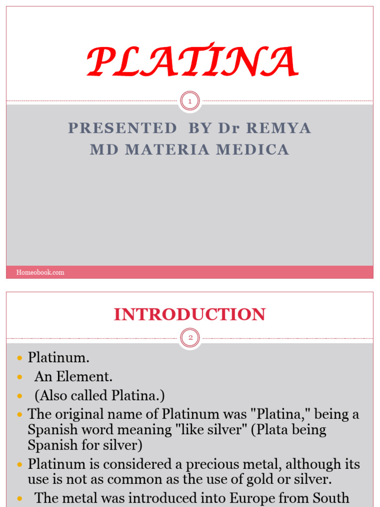 Platina | PDF | Mind | Diseases And Disorders