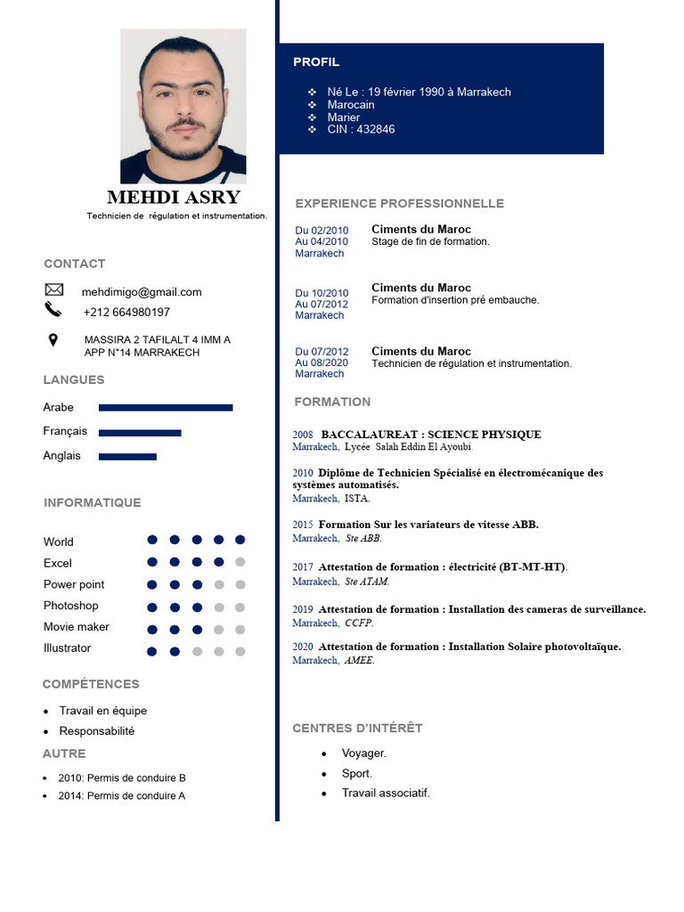 Mehdi CV | PDF
