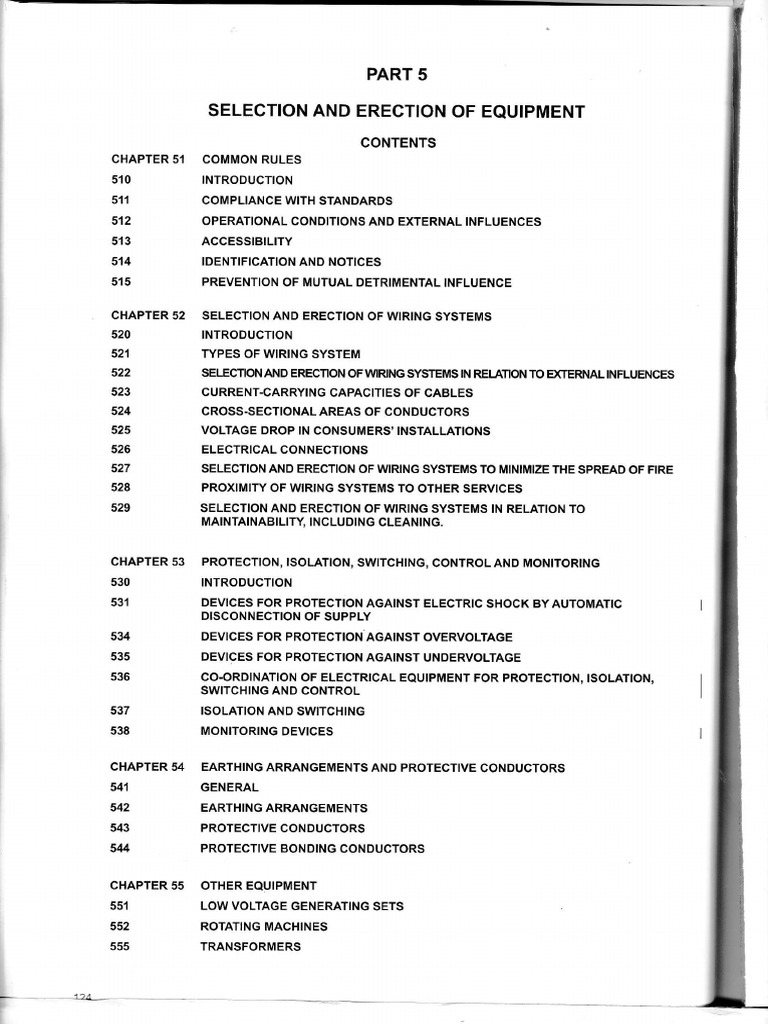 5 Selection and Erection of Equipment | PDF | Electrical Wiring ...