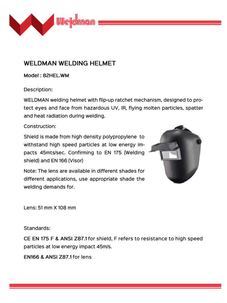 2.4.2 Weldman Welding Hard Hat | PDF