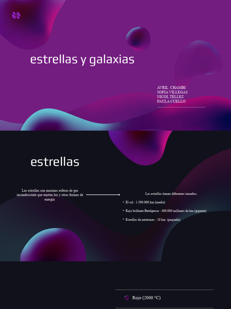 canva estrellas y galaxias sf | PDF | Galaxia | Estrellas
