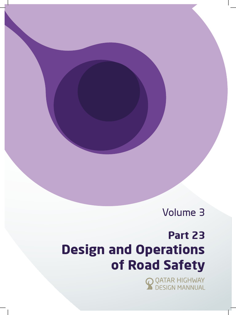 Vol3 - Part 23 - Design and Operations of Road Safety - Cs - V2a | PDF ...